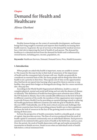 Demand in health care.pdf | Health Insurance | Insurance