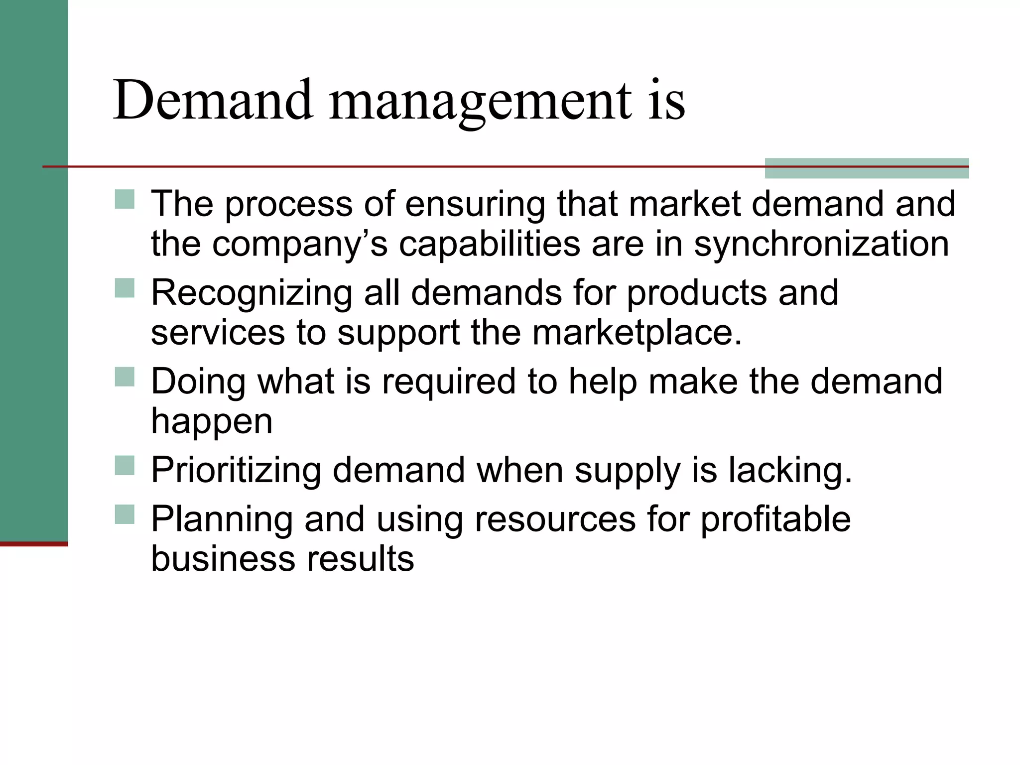 Demand management | PPT