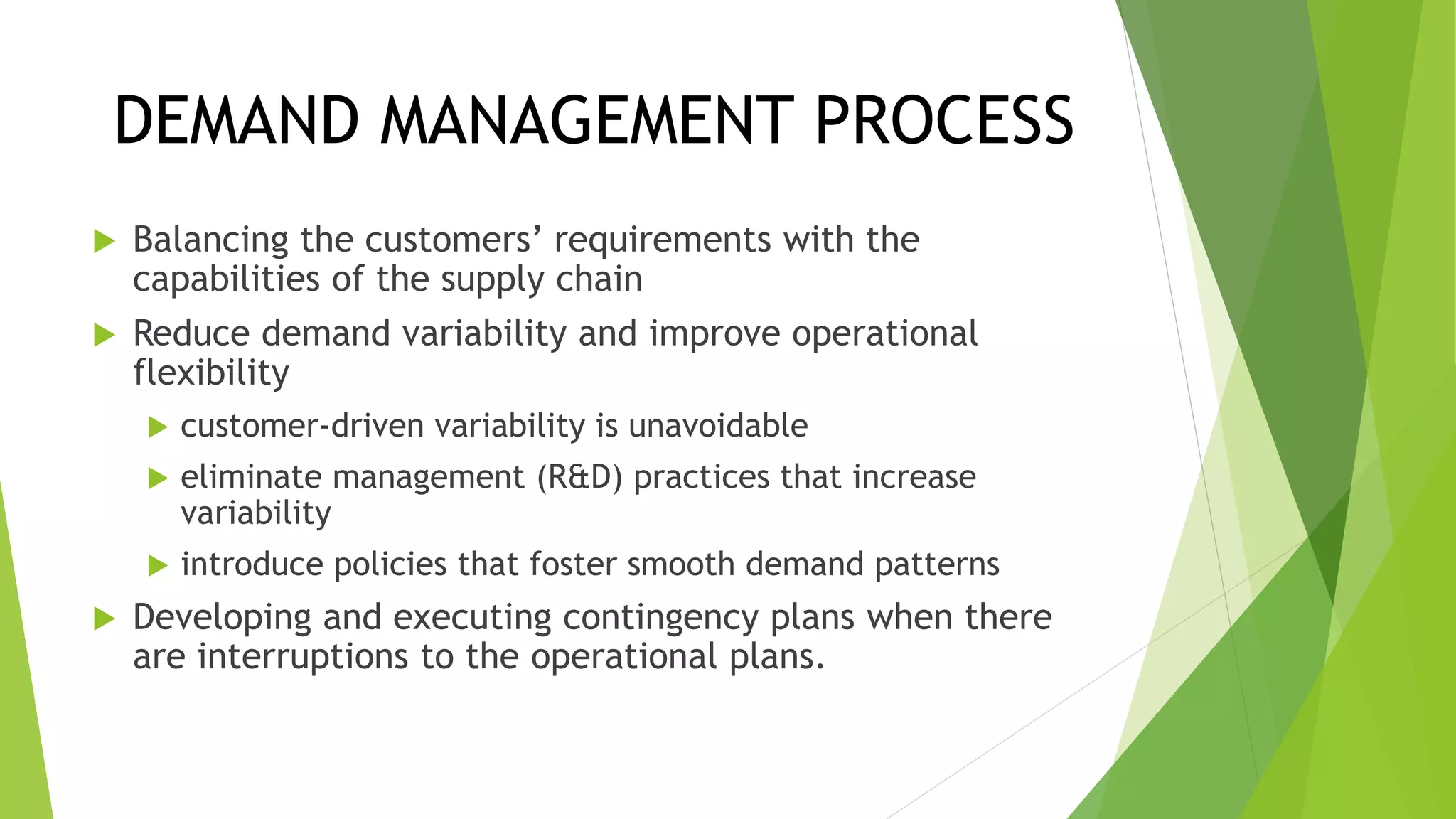 Demand management | PPTX