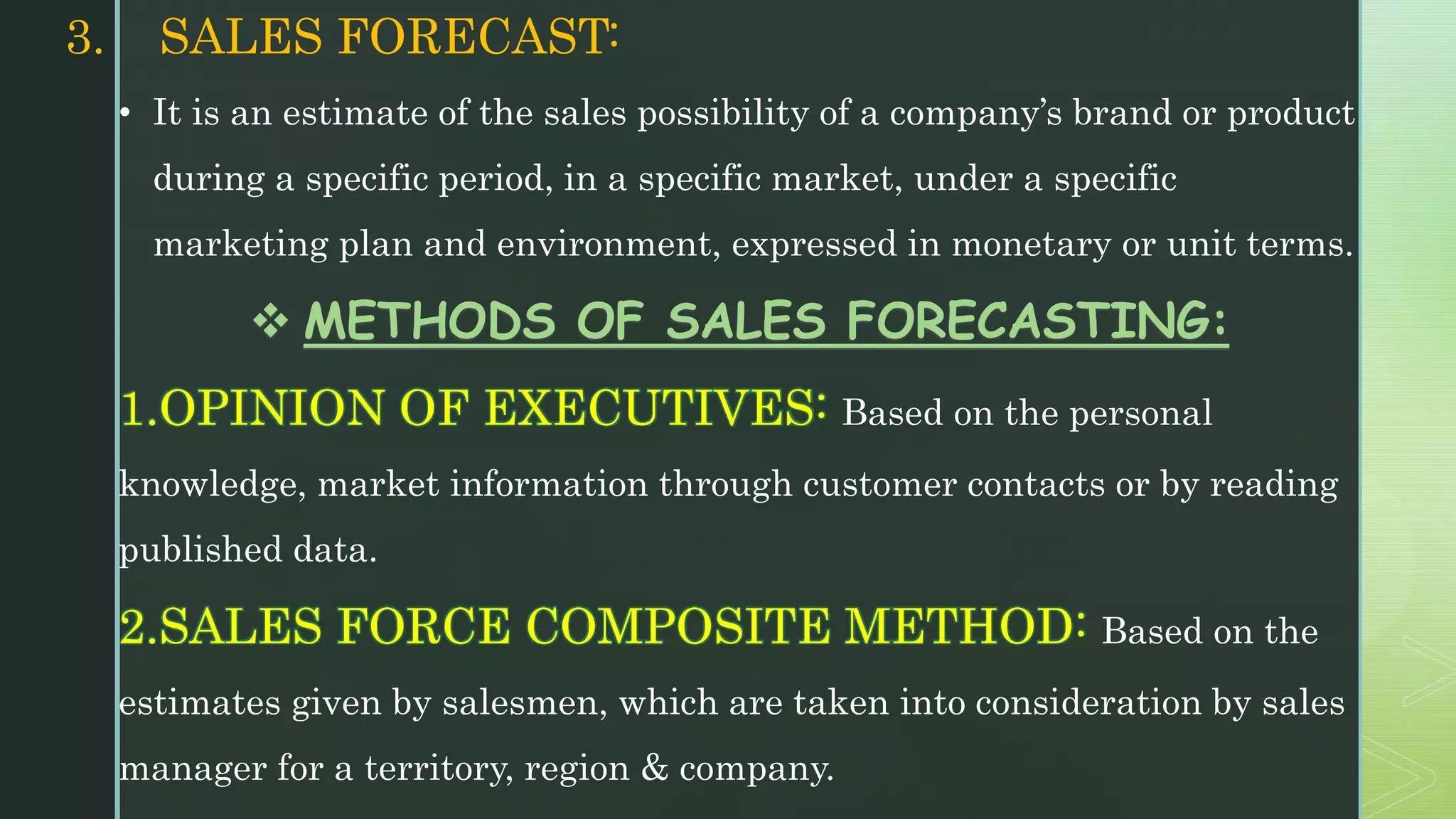 Demand measurement & sales forecasting | PPTX