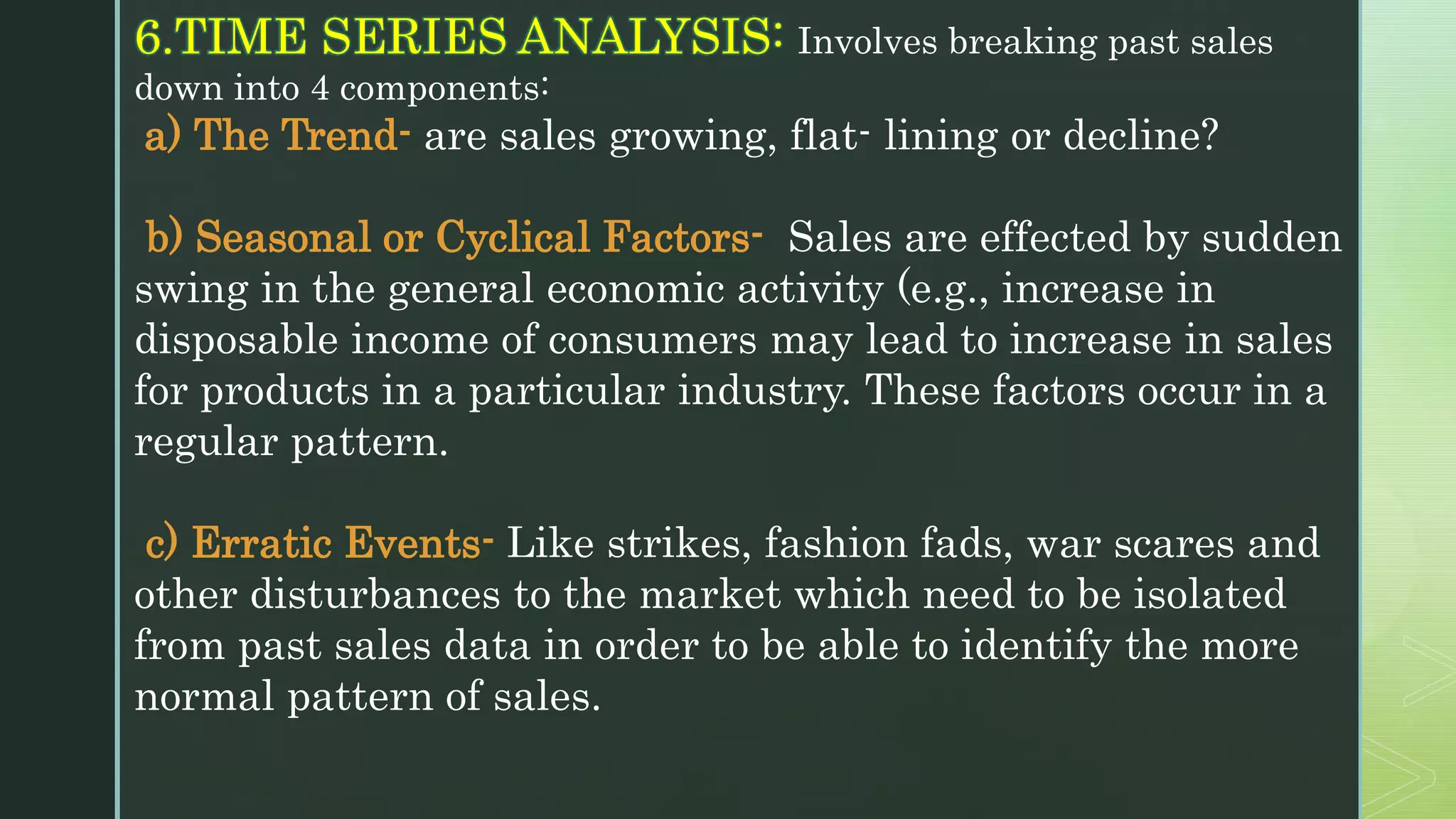 Demand measurement & sales forecasting | PPTX