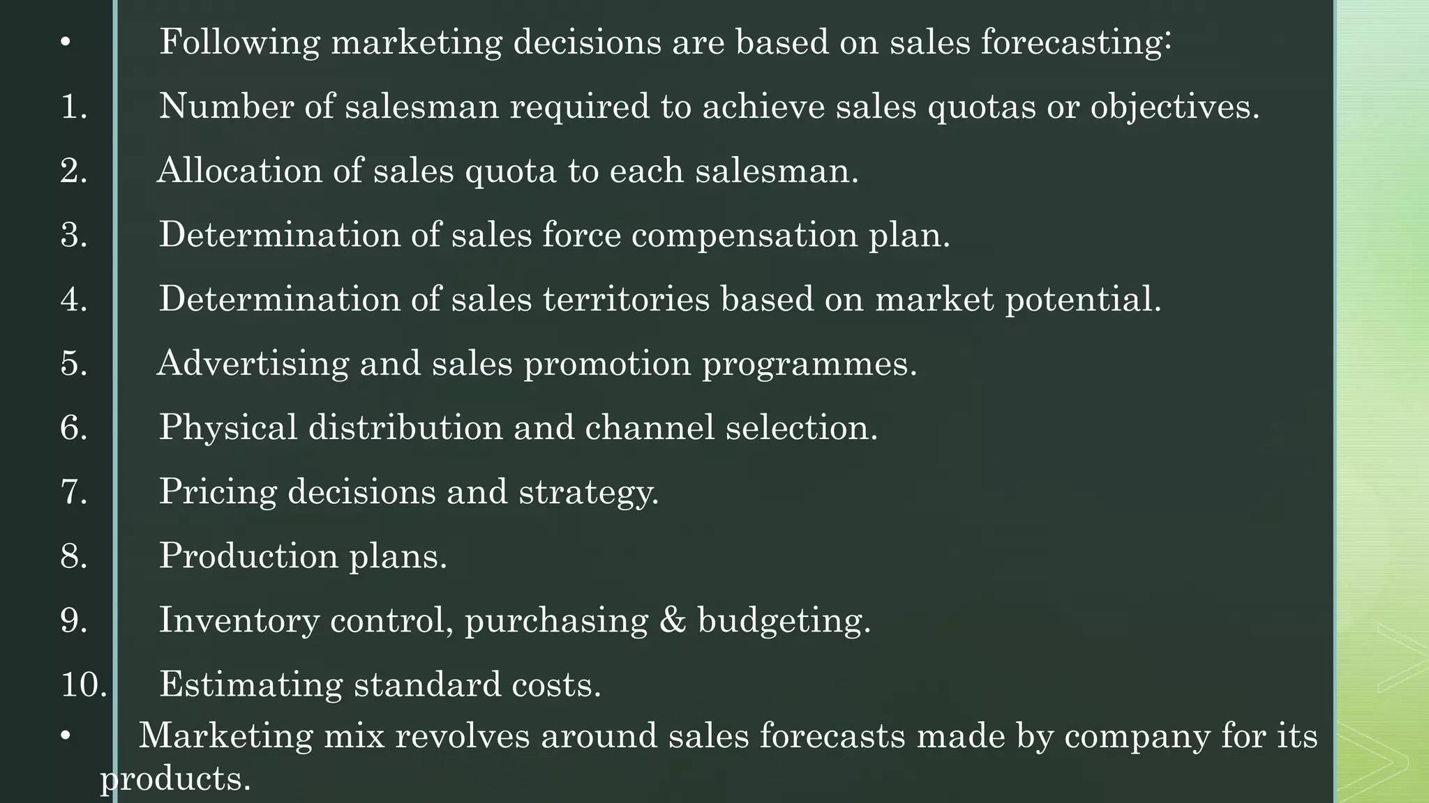 Demand measurement & sales forecasting | PPTX