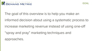 Demand Metric - Buying Process Marketing Overview | PPT