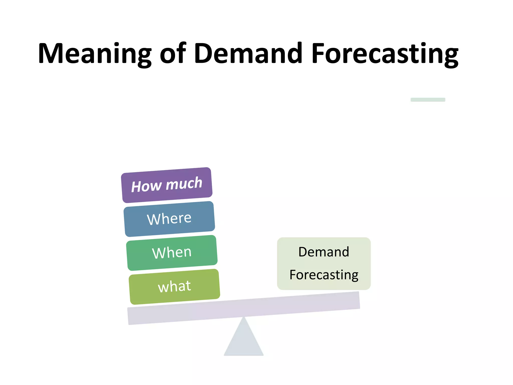 Demand forcasting | PPTX