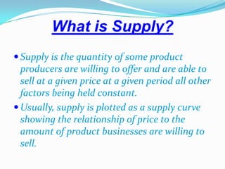 Demandnsupply economics | PPT