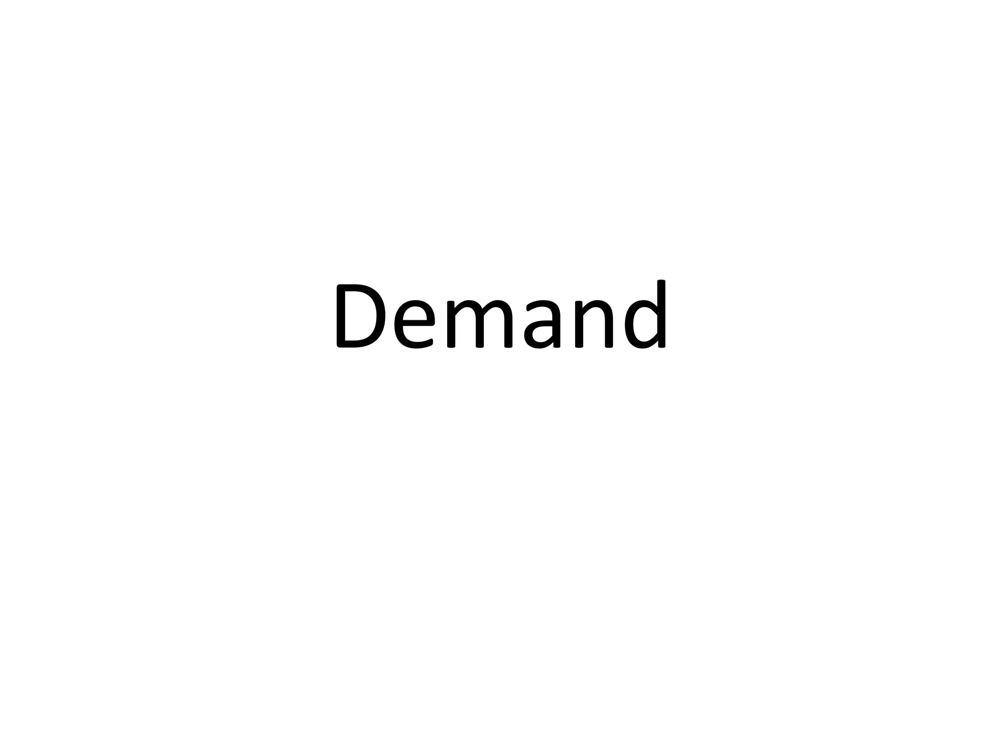 Demand Slidecast | PPT