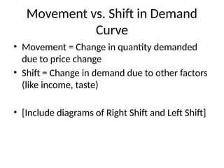 Demand class 11th cbse microeconomics ppt | PPTX