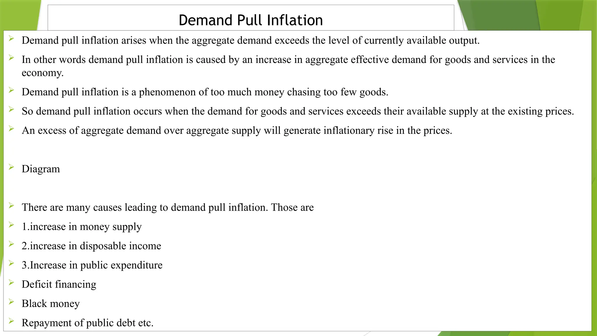 Demand pull cost push inflation.pptx.... | PPTX