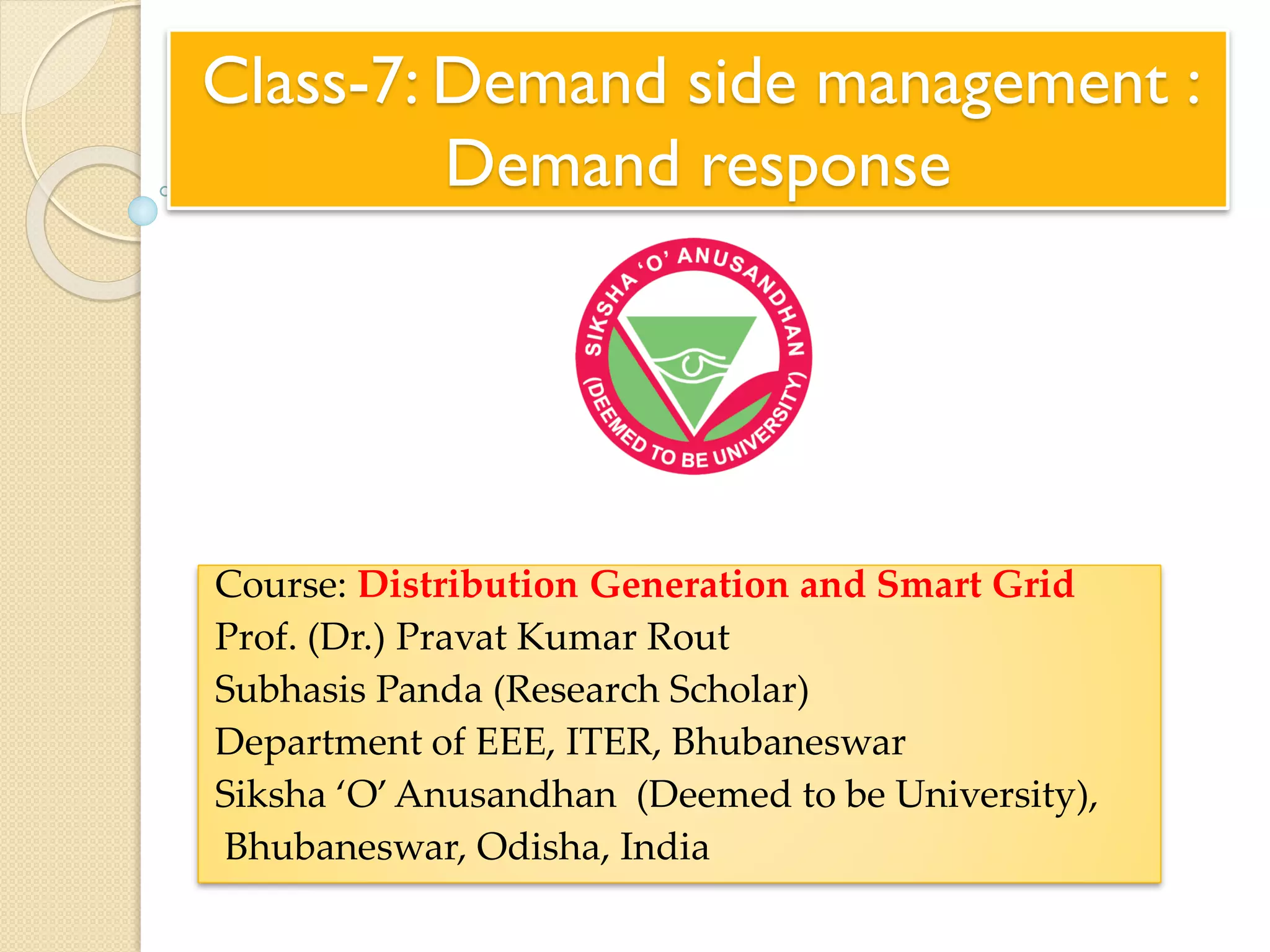 Demand side management: Demand response | PDF | Gas and Electric | Home ...
