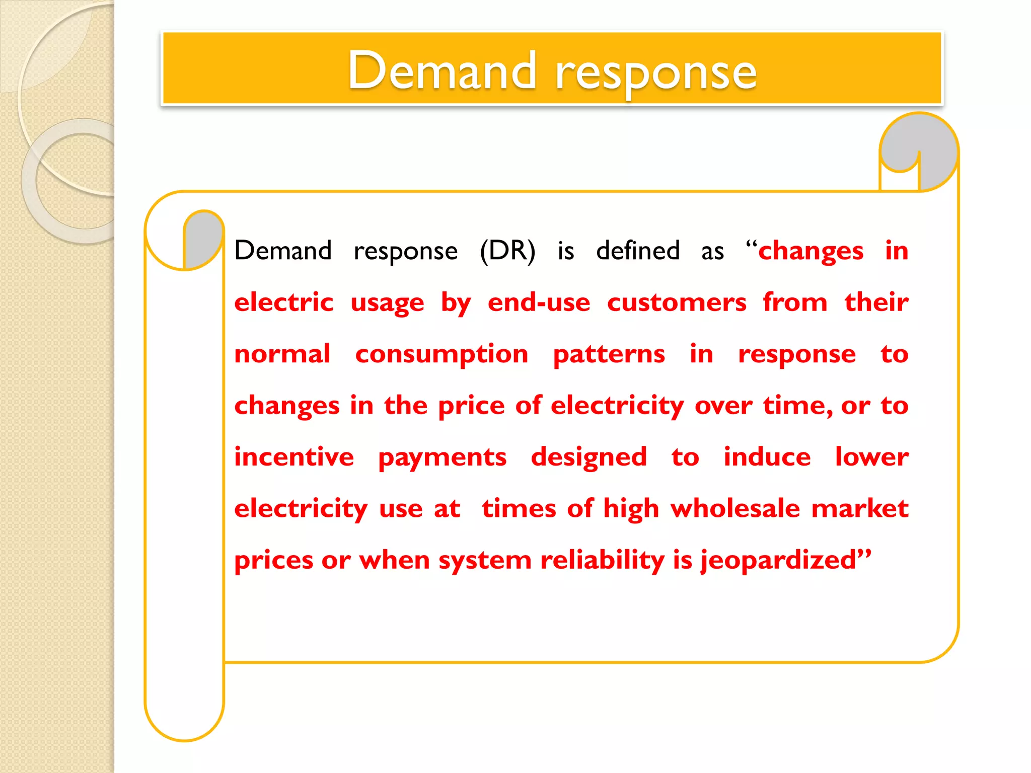 Demand side management: Demand response | PDF