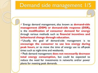 Demand side management: Demand response | PDF | Gas and Electric | Home ...