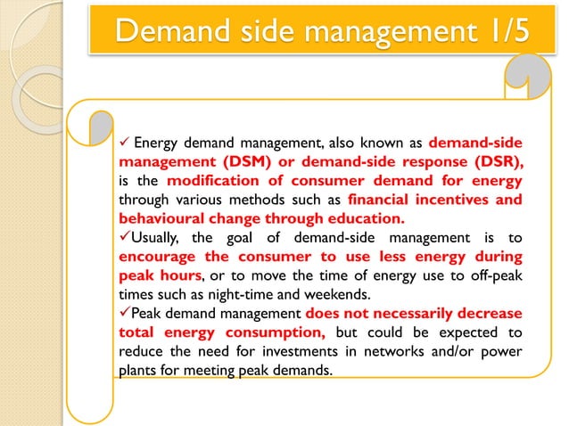 Demand side management: Demand response | PDF | Gas and Electric | Home ...