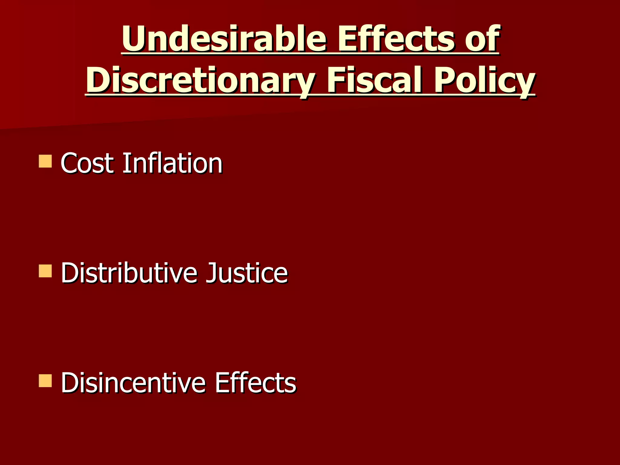 Demand side policies | PPT