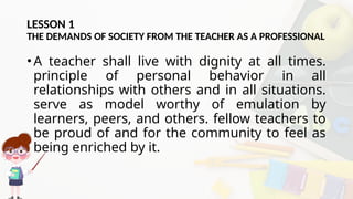 demands of teachers in society as a person and professional.pptx