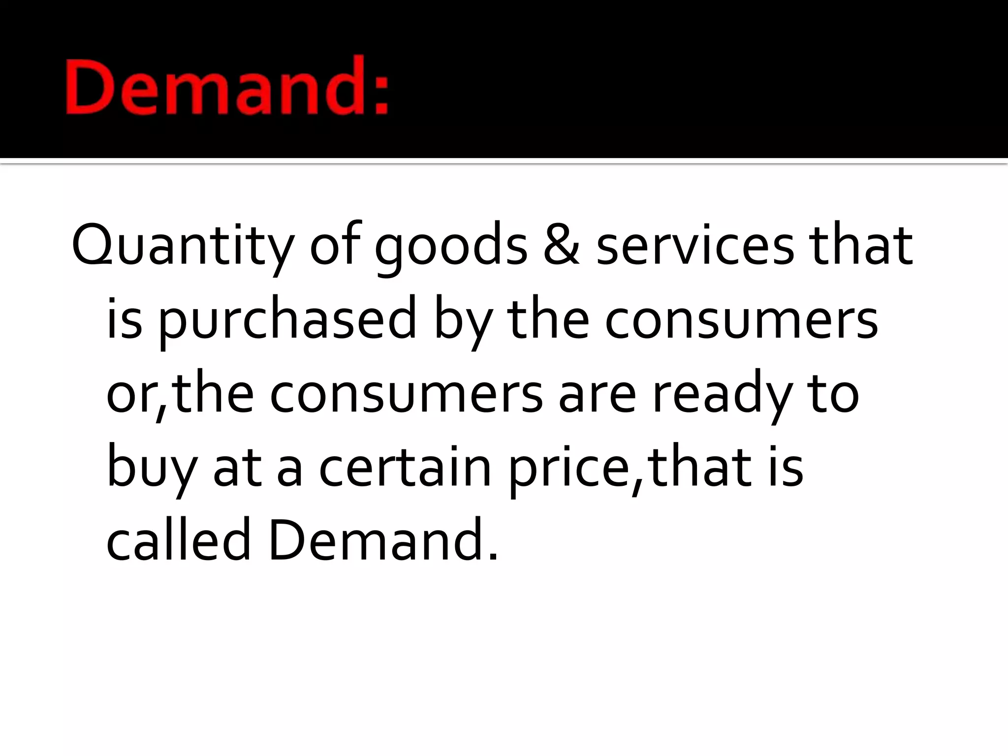 Demand,supply and equilibrium | PPT
