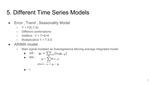 Demand Time Series Analysis And Forecasting Pdf Technology And Computing
