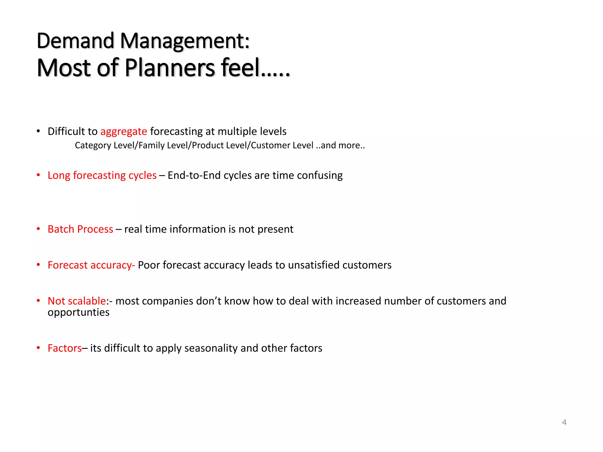 Oracle Demantra - Demand Planning Overview | PPTX