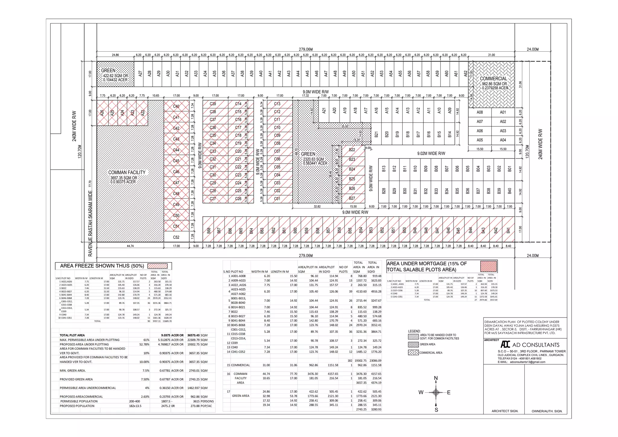 Demarcation layout plan 2.09.17 Amaya Greens | PDF