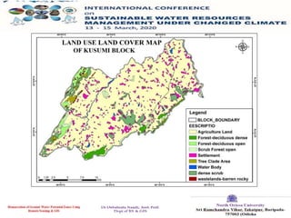Demarcation of ground water potential zones using remote sensing & gis ...