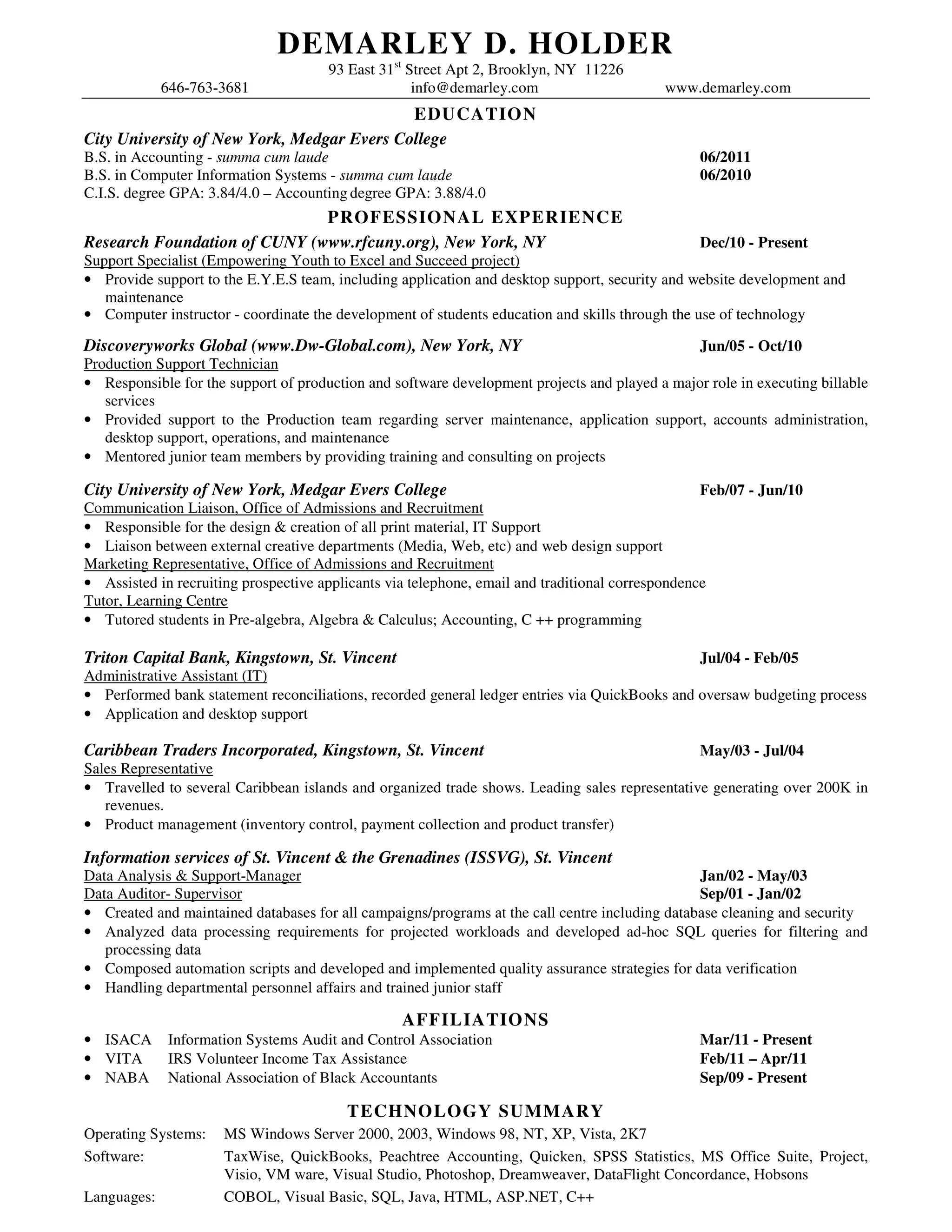 Demarleys Résumé | PDF