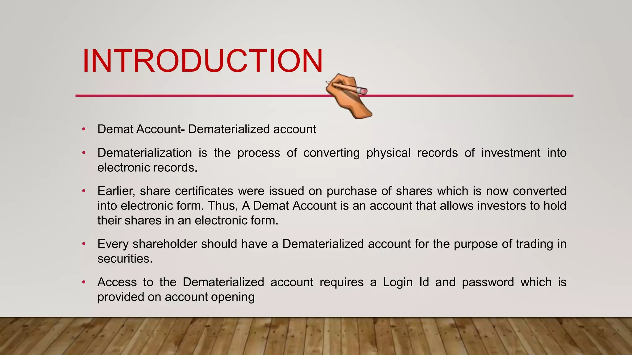 Demat account | PPTX