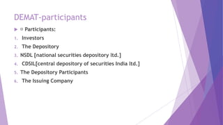 Demat account | PPTX