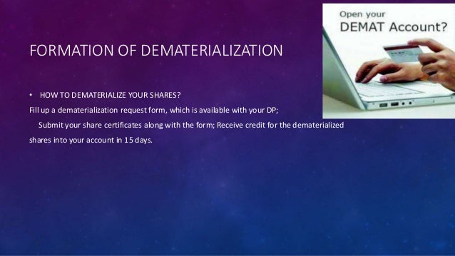 Dematerialization of shares
