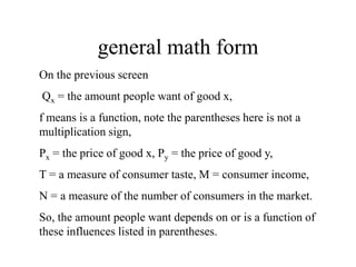 Market Demand function | PPTX