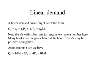 Market Demand function | PPTX