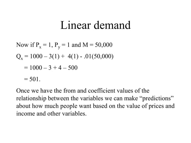 Market Demand function | PPTX
