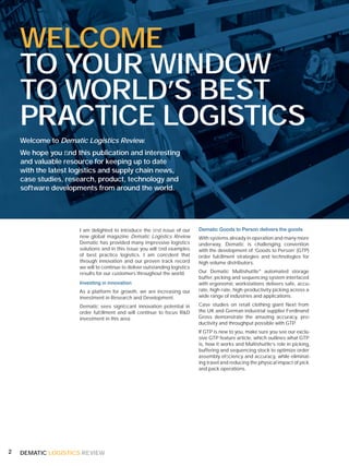 Dematic Logistics Review #1 | PDF