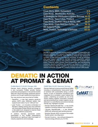 Dematic Logistics Review #3 R 2 | PDF