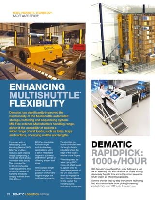 Dematic Logistics Review Volume3 | PDF