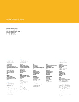 Dematic Logistics Review Volume3 | PDF