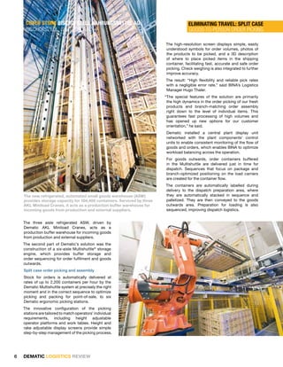 Dematic Logistics Review Volume3 | PDF