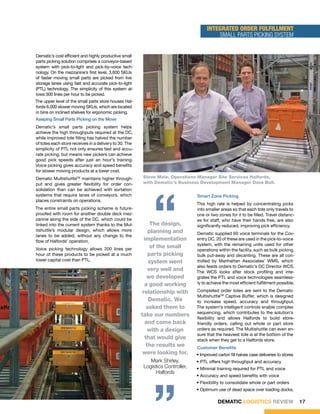 Dematic Logistics Review #4 | PDF