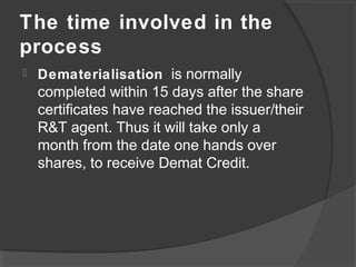 Demat account ppt | PPT