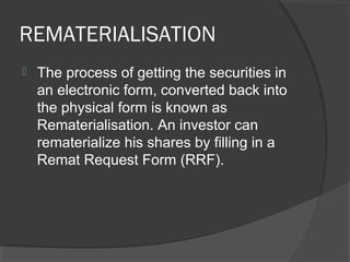 Demat account ppt | PPT