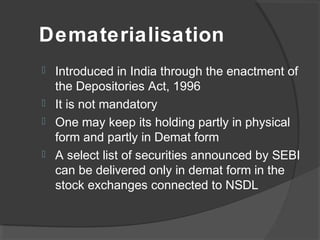 Demat account ppt | PPT