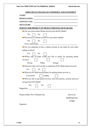 Demat services | PDF