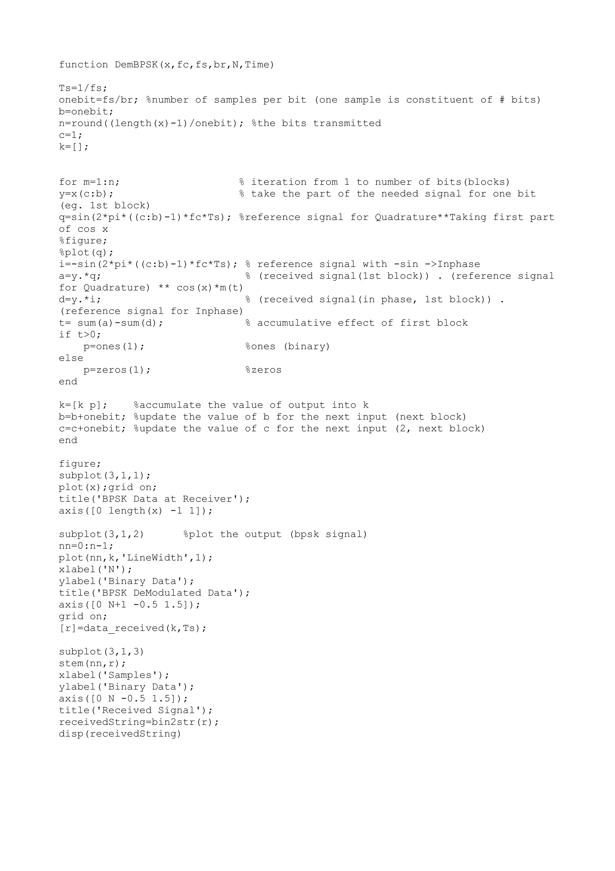 Demodulate bpsk up | PDF