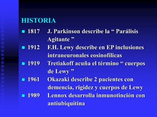 Demencia cuerpos de lewy | PPT
