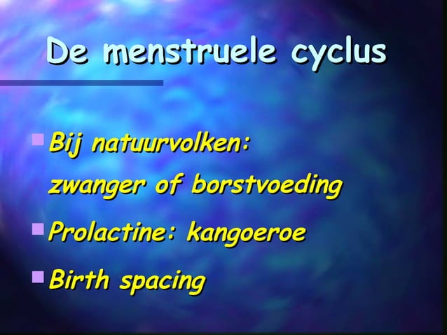 De menstruele cyclus | PPT