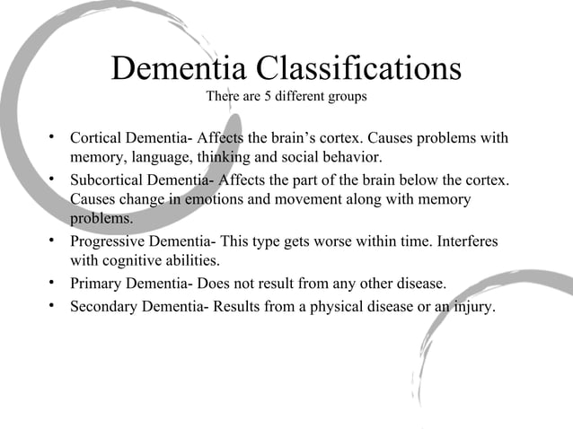 Dementia | PPT