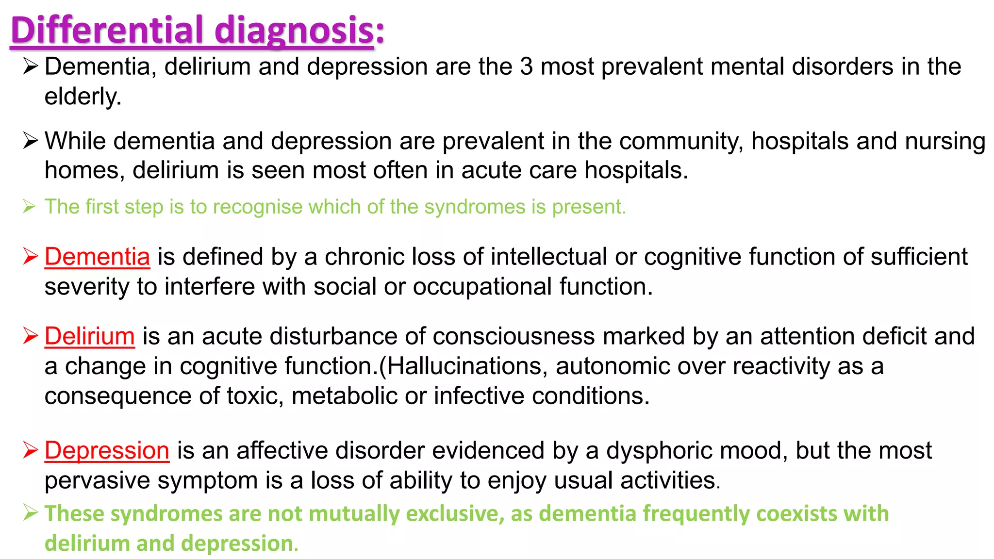Dementia | PPTX