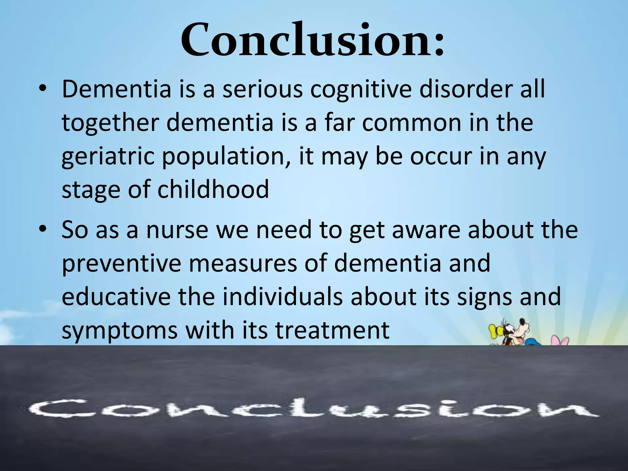 Dementia PRESENTATION | PPTX