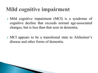 Dementia | PPTX