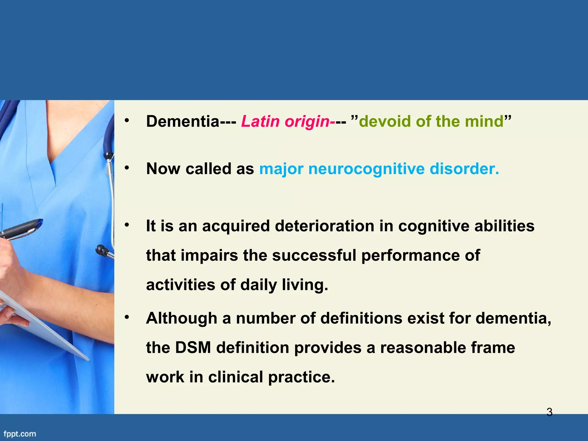 Dementia | PPT