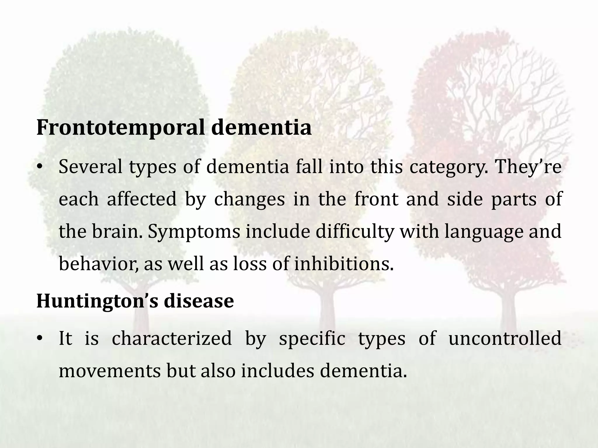 Dementia | PPTX