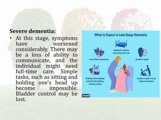 Dementia | PPTX | Brain and Nervous System Disorders | Diseases and Conditions